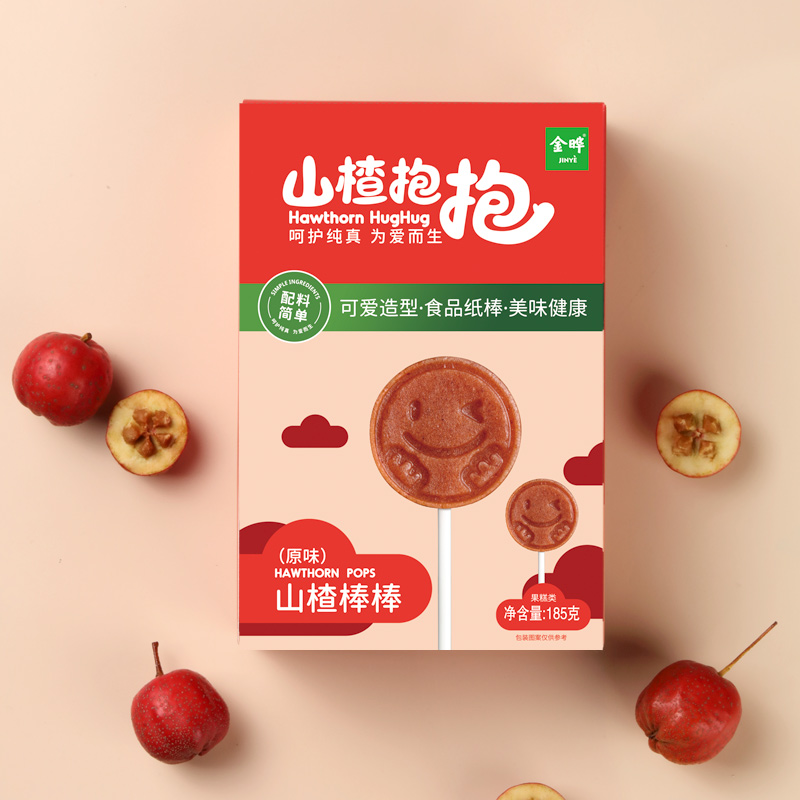 Jinye 山楂キャンディ - 子供向けフルーツスナック - 78g