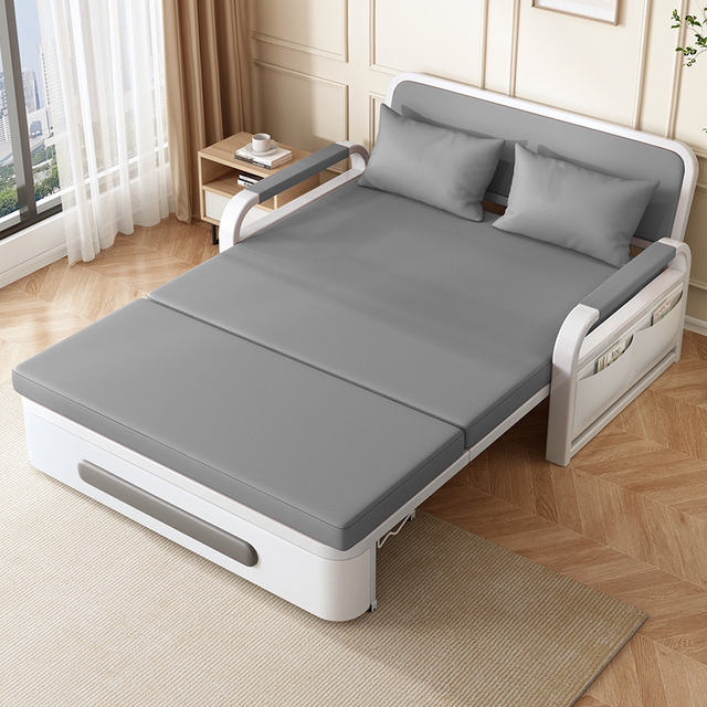 Folding dual-use sofa bed 2024 new multifunctional double bed living ...