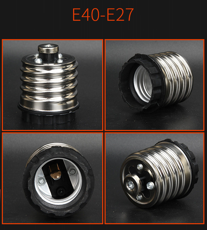 E27 screw lamp holder E14E40 spiral GU10 bayonet LED lamp energy-saving ...
