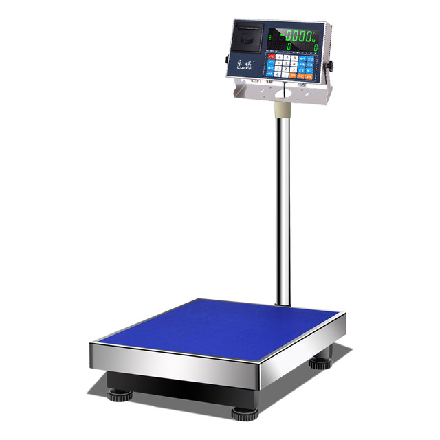 Leqi electronic scale with printed self-adhesive label barcode can be ...