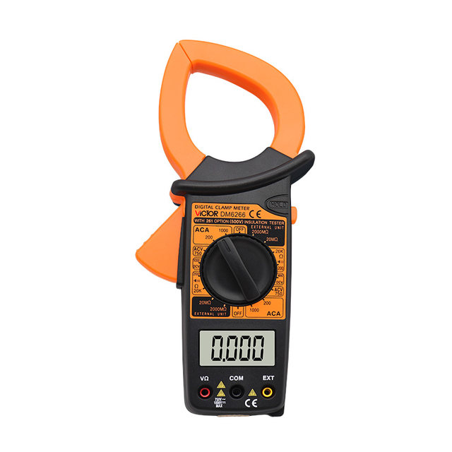 Victory digital clamp meter DM6266 high-precision clamp ammeter clamp ...