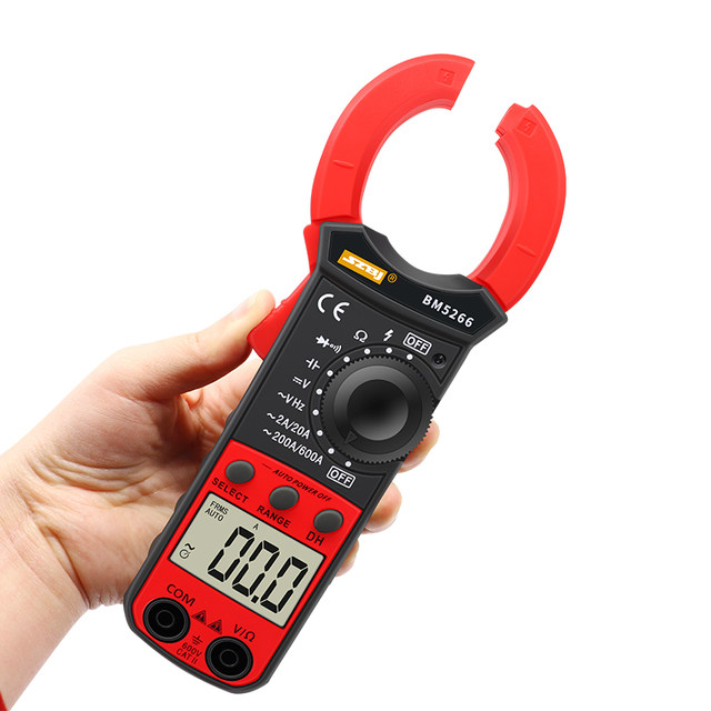 Binjiang BM5266 digital clamp multimeter automatic shutdown zero fire ...