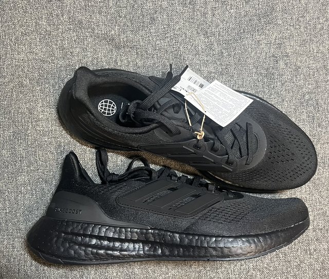 Adidas Adidas men's shoes PureBoost23wide sports shoes training running ...