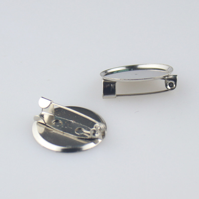 Dual-Purpose Brooch Pin: Metal Simple Pin for DIY Jewelry Making