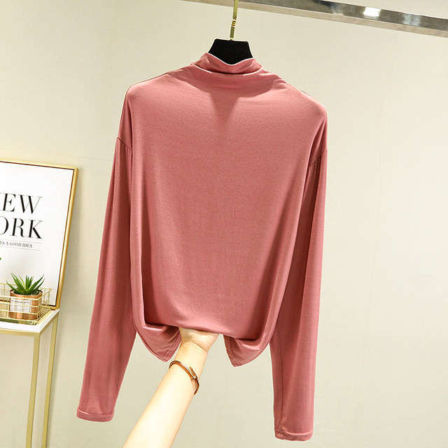 T -shirt Spring and Autumn Modal Half Half -necked Western Aquarius ...