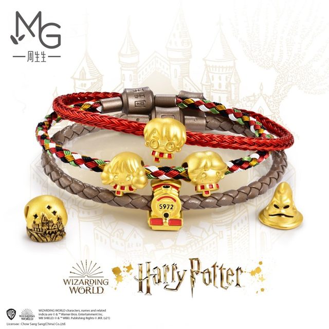 Chow Sang Sang Charme with rope 3mm hand rope string diy transfer bead ...