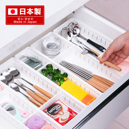 Inomata Japanese Kitchen Drawer Organizer - PP Plastic Chopstick ...