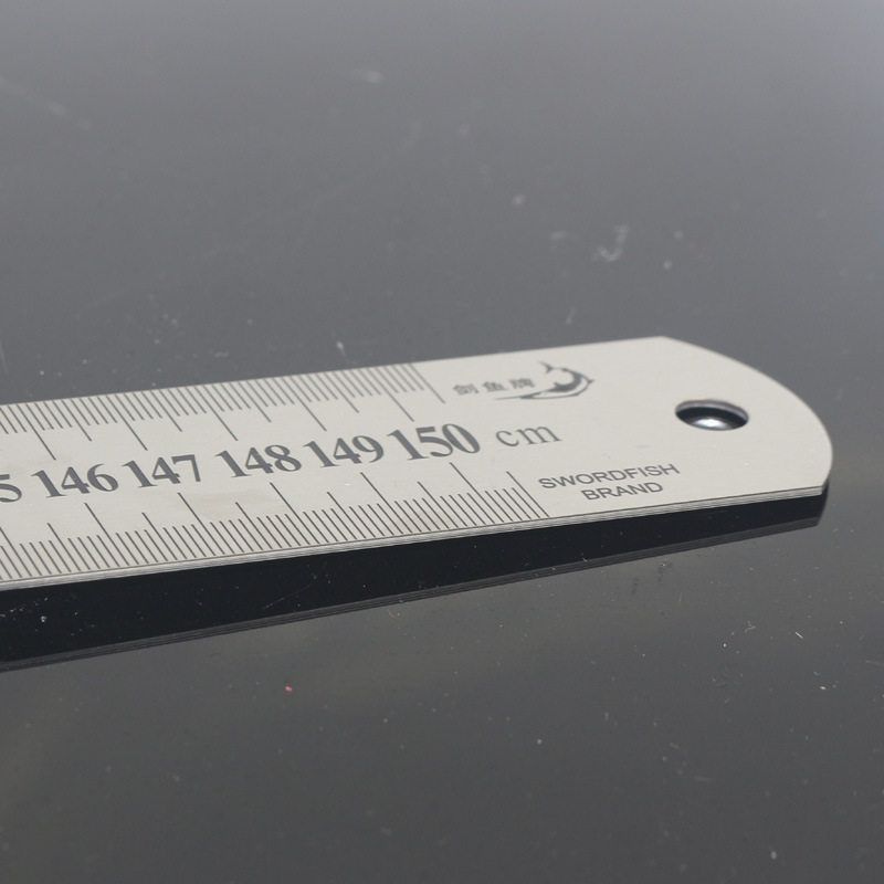German Capital 150cm Stainless Steel Ruler
