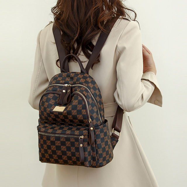 High-end backpack for women 2024 new niche internet celebrity printed ...