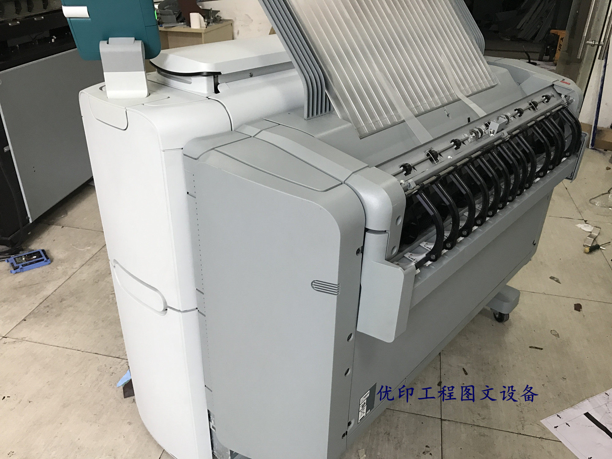 A0 kleurenscannen all-in-one laserblauwdruk pdf-printer - océ pw300/350 ...