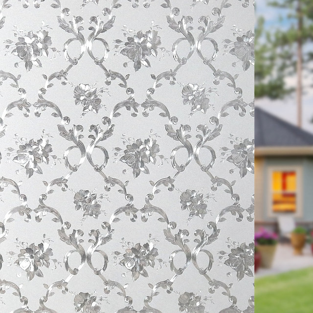 Adhesive-Free Frosted Glass Window Stickers, Translucent but Not ...