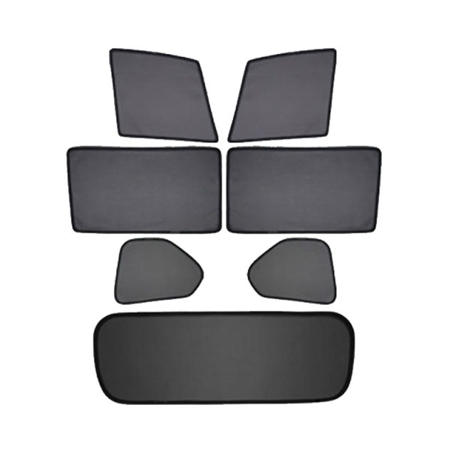 Customized magnetic mesh curtains for cars, blackout, sun protection ...