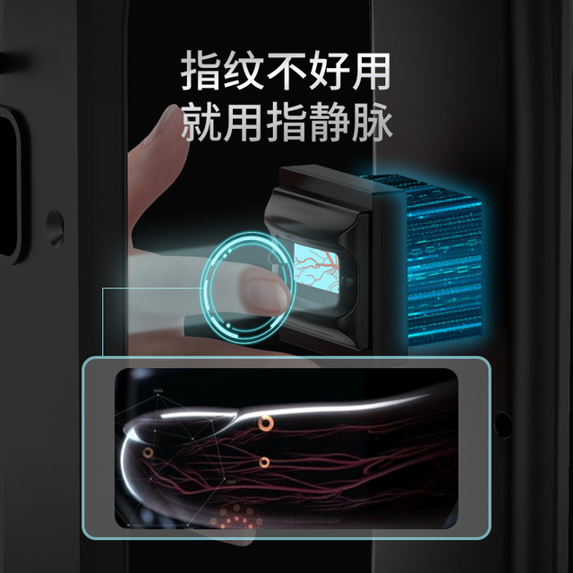 Bock 3D face recognition fingerprint lock visual cat's eye smart door ...
