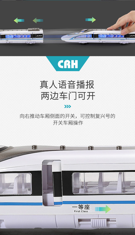 Fuxing High-Speed Rail Train Model for Children, Boys' Simulation ...