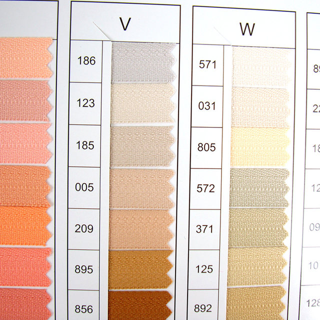 YKK zipper color card, original Japanese YKK color card, international ...