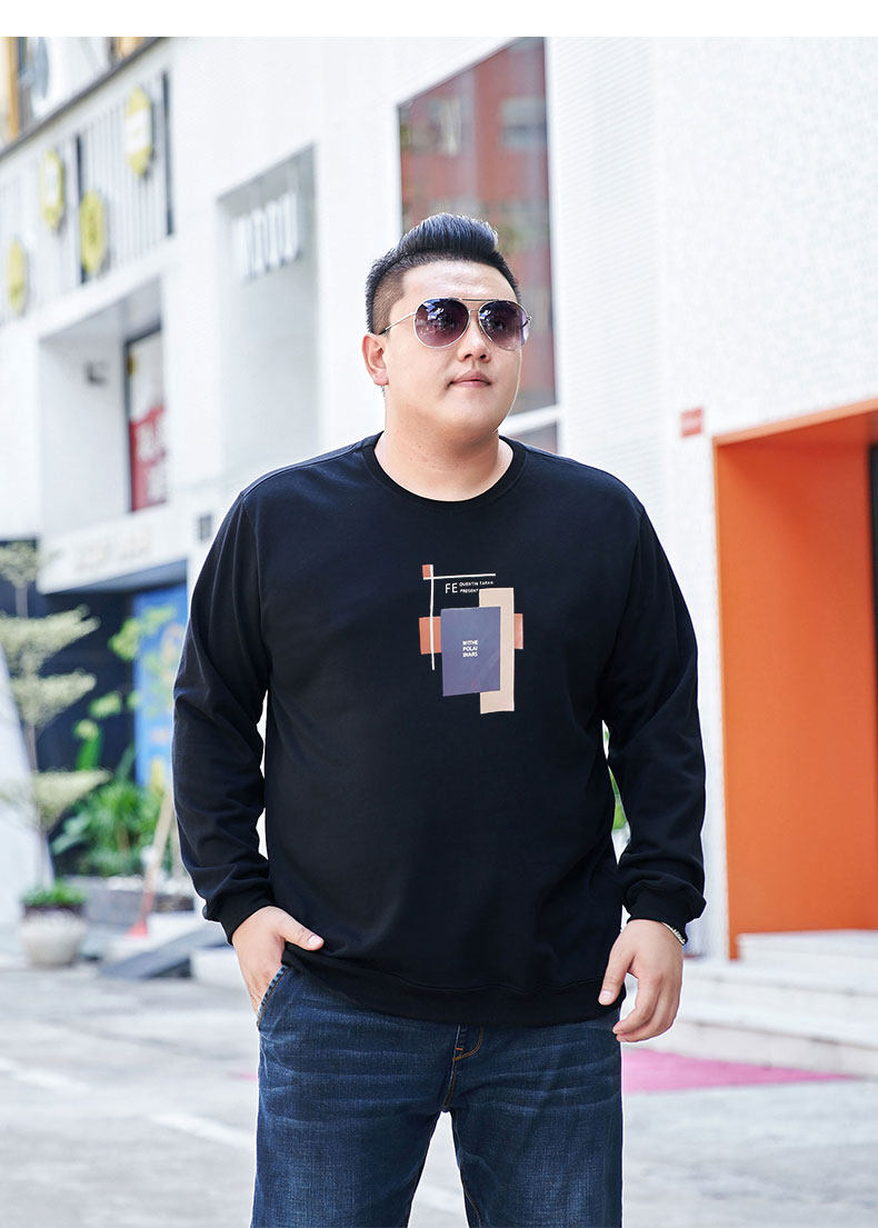 Fatty and worry-free plus size autumn and winter men's jacket fat man ...