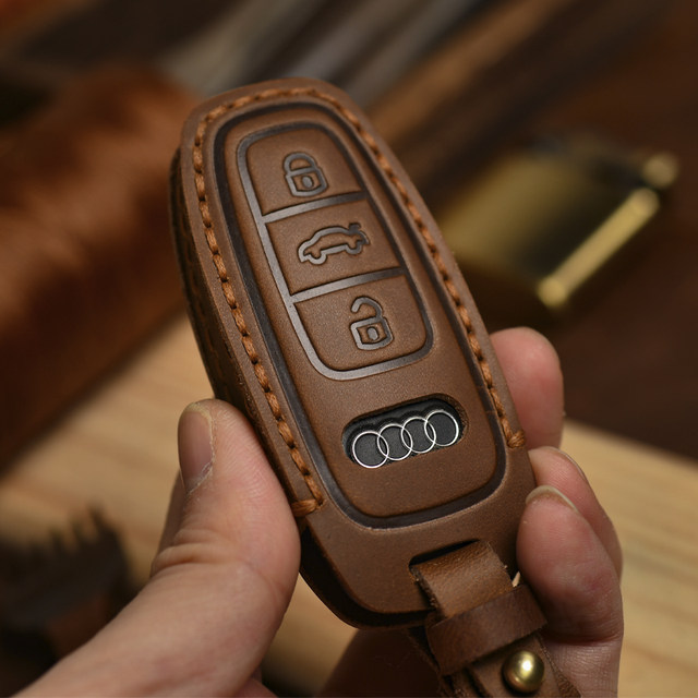 Audi a6l key cover 2025 a6 genuine leather 24 high-end A8L special Q6 ...