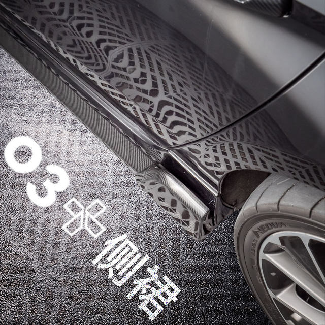 Applicable to Lingke 03 modified side skirt side skirt side full ...
