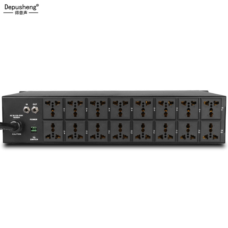 Depusheng d416 power sequencer professionele 16-weg techniek met ...