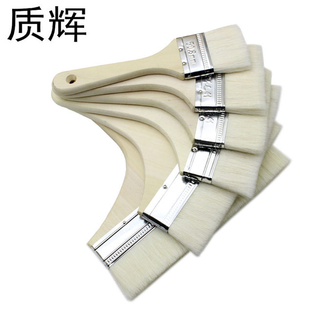 Wooden handle thickened paint brush wool brush industrial cleaning dust ...