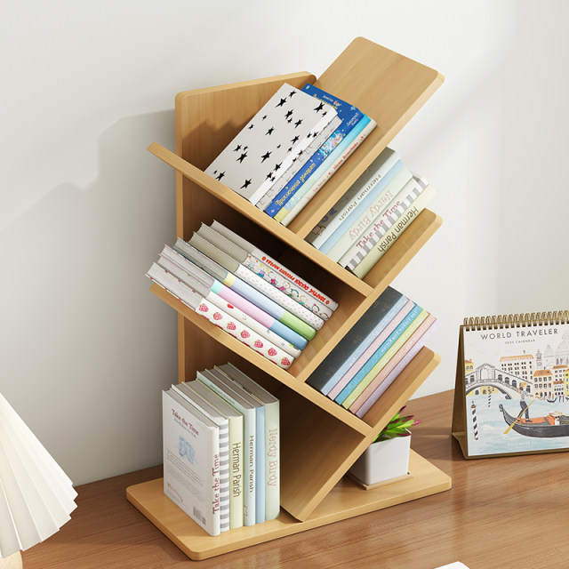 Children's creative tree-shaped bookshelf, small dormitory space ...