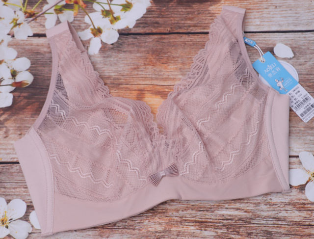 Ojili 2052 crystal thin cup big breasts appear small ultra-thin crystal ...