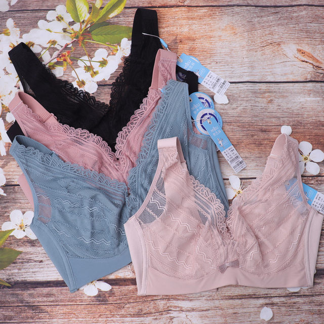 Ojili 2052 crystal thin cup big breasts appear small ultra-thin crystal ...