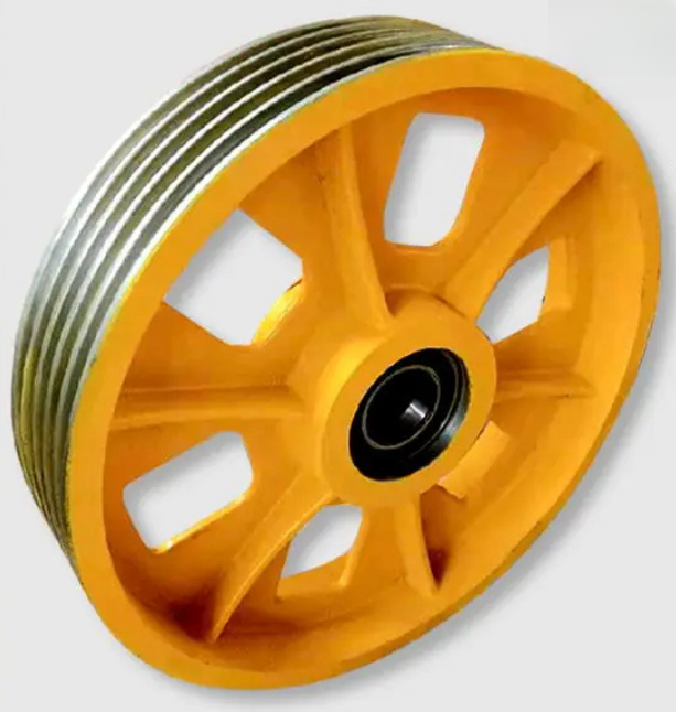 Kone Elevator Nylon Wheel - Cast Iron Reverse Sheave Guide Wheel - Car Top Wheel Car Bottom ...