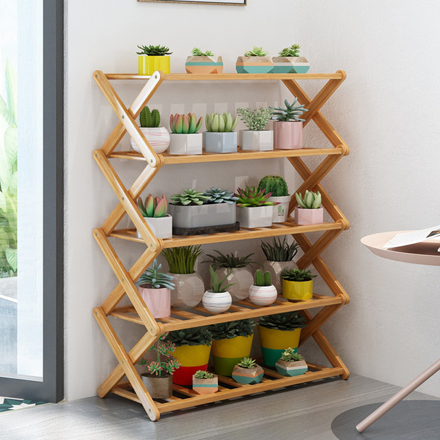 Flower rack multi-layer indoor and outdoor living room balcony floor ...