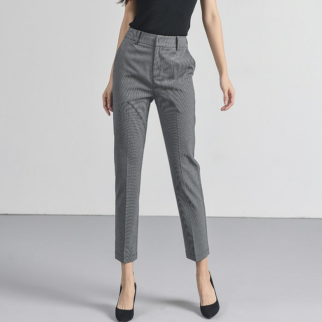 Fandoni's new suit pants for women, summer nine-point pants ...