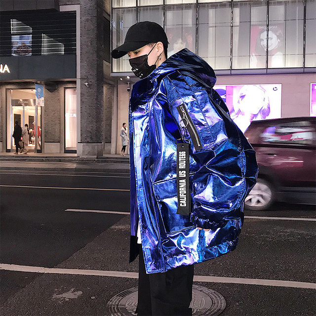 Chinese Fad overalls men's Trendy Tops Loose hip hop ins tide Outwear ...