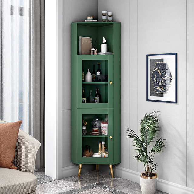Kaishang Simple Modern Corner Cabinet Bedroom Living Room Wine Cabinet ...