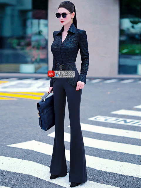 VJE autumn high-end professional wear complete set 2024 new slim top ...