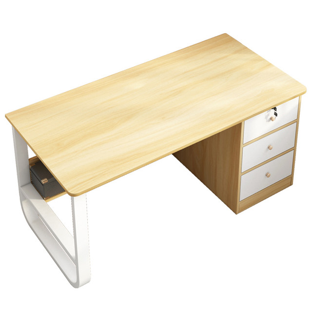 Computer desk desktop household desk and chair combination with drawers ...