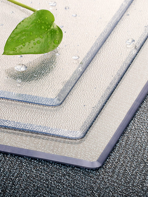 Soft plastic glass transparent table mat PVC tablecloth waterproof anti ...