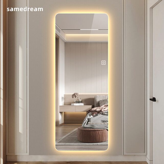 Intelligent LED full-body dressing mirror explosion-proof frameless ...