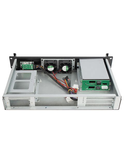 1.5U Chassis, Aluminum Panel, 28cm Deep, 2-Bay Hot-Swappable Server ...