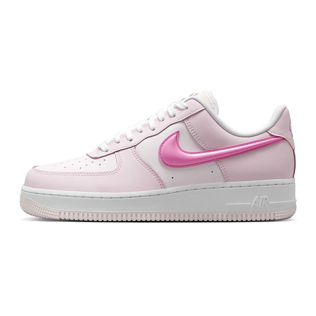Nike NikeAirForce1AF1 white black pink Air Force 1 men's and women's ...