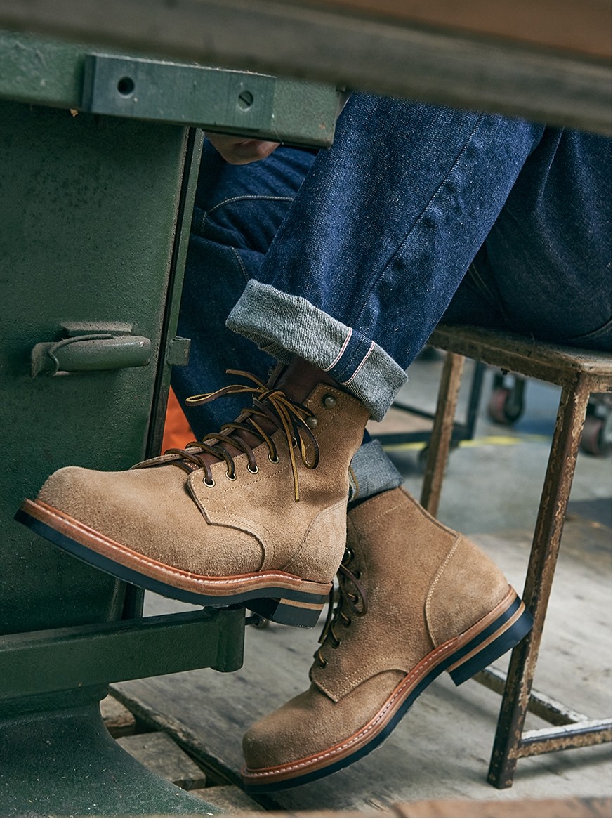 Únavné dětské semišové martin boty - Goodyear Welted - Zimní boty