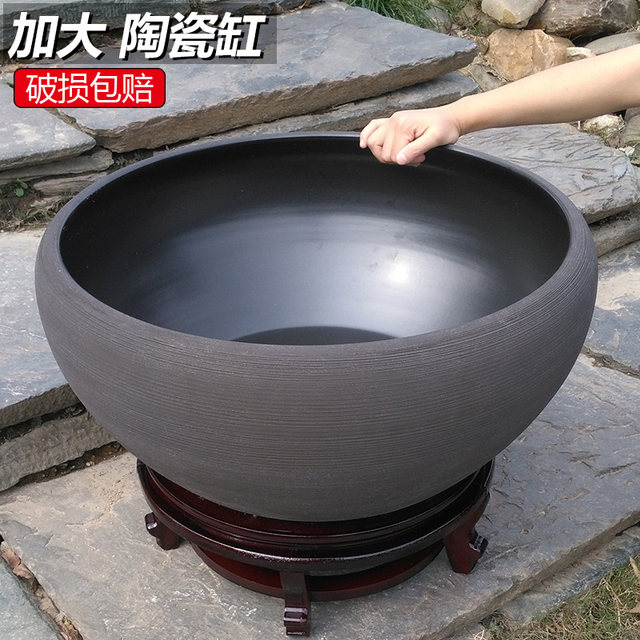 Enlarge ceramic tank goldfish tank water tank lotus basin balcony ...