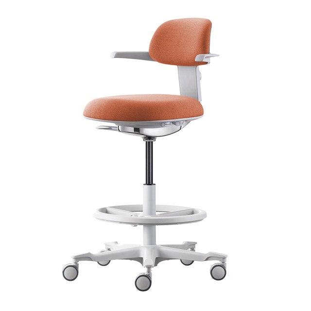 Saddle chair high foot lifting waist ergonomic computer chair office ...
