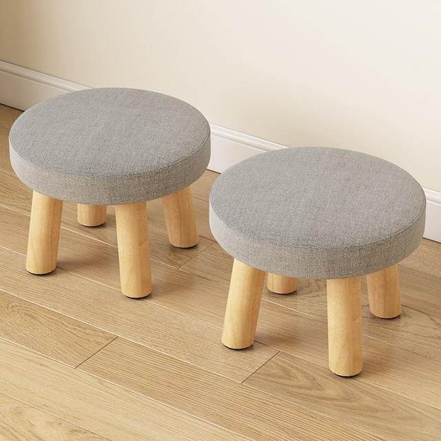 Small stool home low stool creative soft seat sofa stool round Dun ...