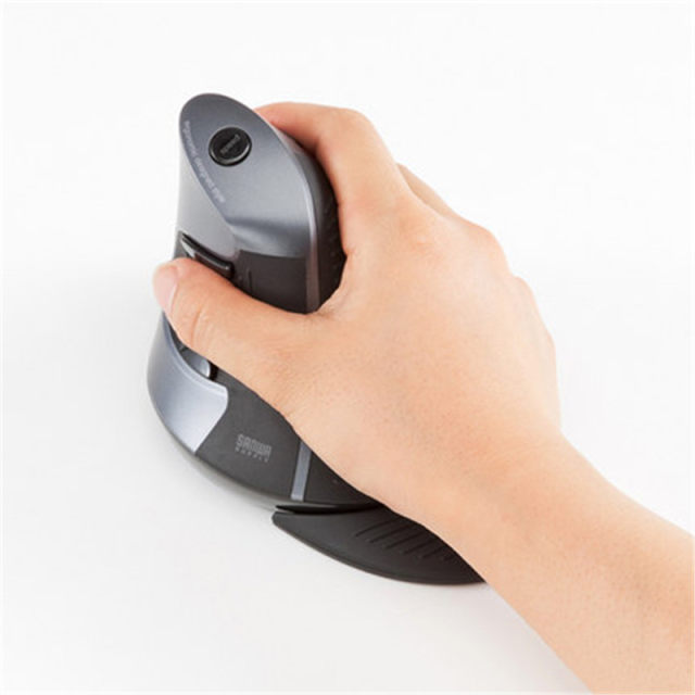 Japan SANWA vertical hand-held mouse ergonomic vertical with wrist ...