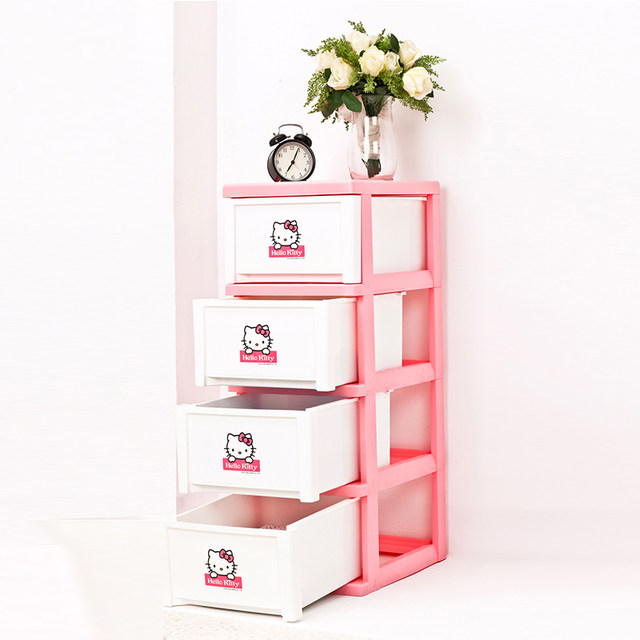 Alice children's drawer-type baby wardrobe toy storage cabinet KITTY ...