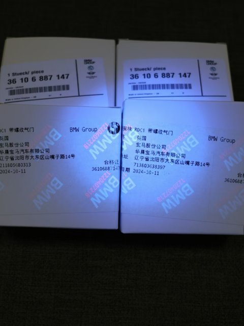 BMW Original RDC tire pressure monitoring sensor FG chassis 3 Series 5 ...