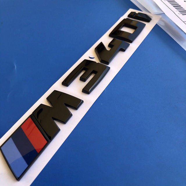 BMW BMW original 2 Series 3 Series 4 Series 5 Series X3X4X5X6 bright black trunk label car logo ...