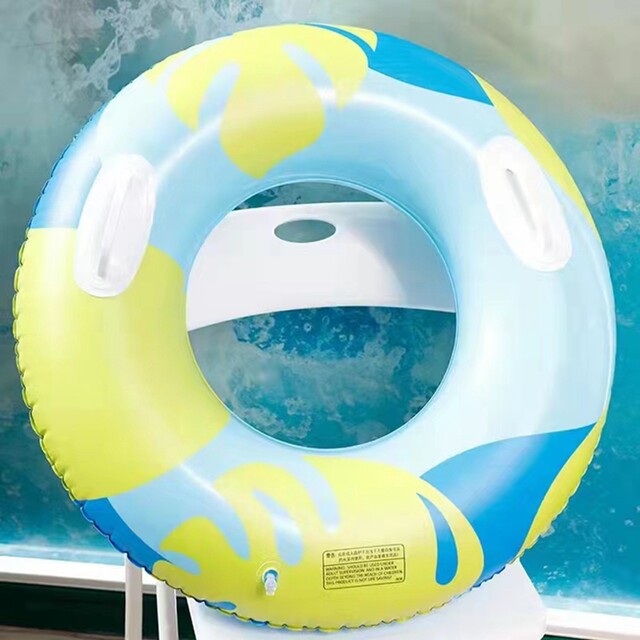 Internet celebrity transparent swan children's swimming ring 3-6-10 ...