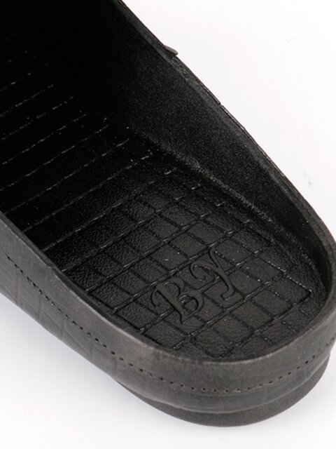 Summer British beans shoes waterproof sandals bag toe half slippers men ...