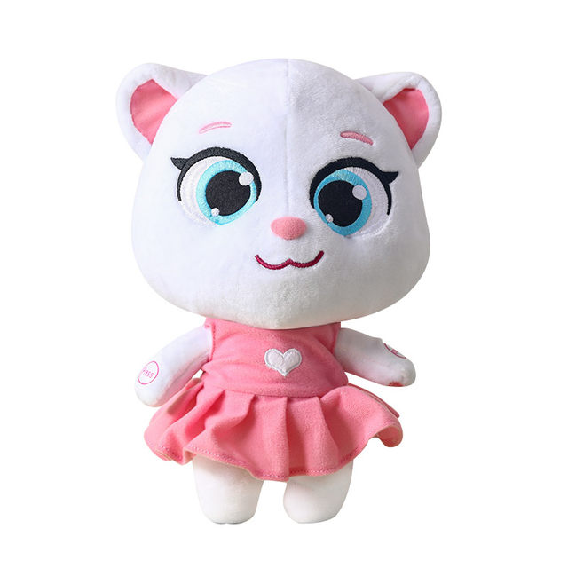 Angela Talking Doll Plush Toy Girl Rag Doll Boy Kitten Tom Cat Talking Doll