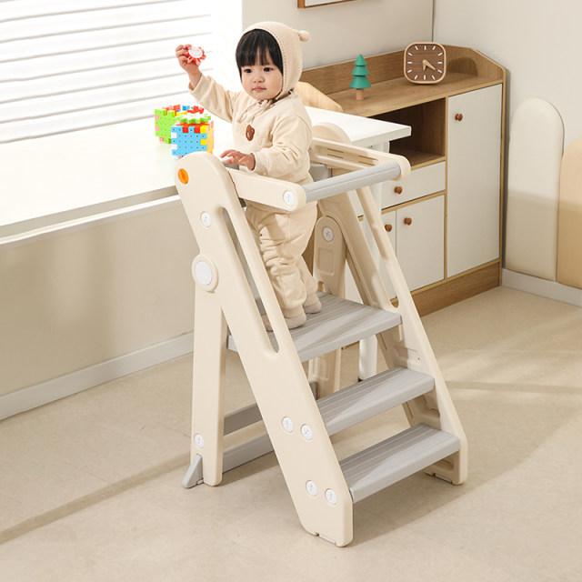 Montessori Learning Tower Baby Washing Table Step Stool Foldable ...